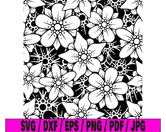 Seamless Pattern Svg, Pattern Svg Cut File, Seamless Clipart, Svg Cut ...