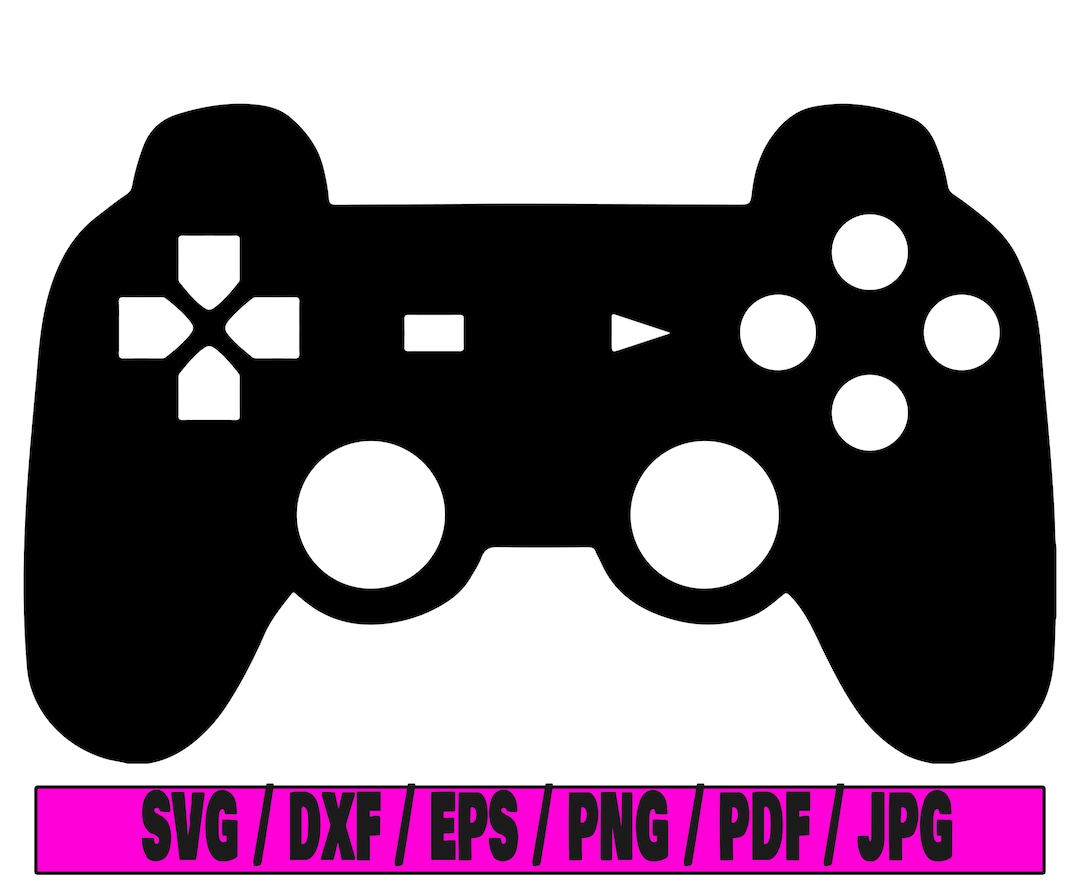 Gamepad Svg, Gamer Svg, Gaming Svg, Cut File, Silhouette Svg - Etsy
