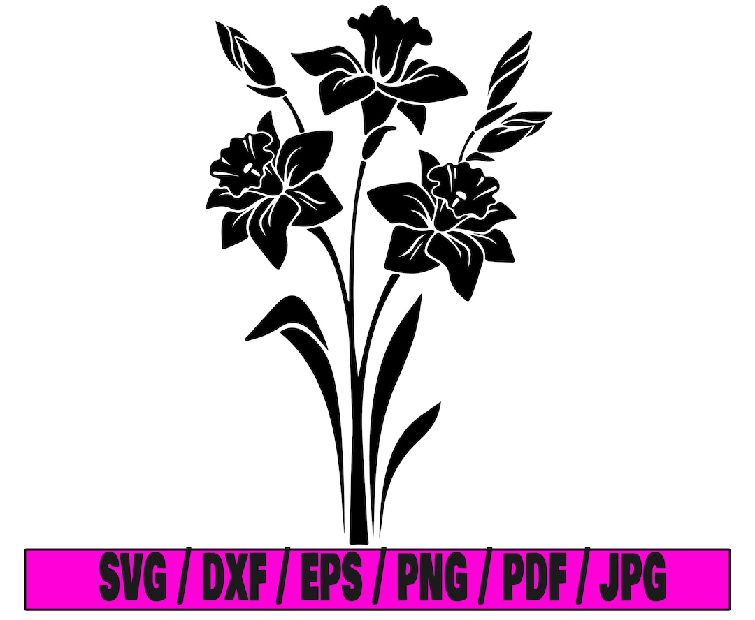 Flower Svg, Flowers Svg, Flower Silhouette Svg, Flower Cut File Svg ...