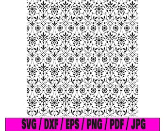 Pattern9, Rose Pattern SVG, Floral Pattern SVG, Flower Pattern Png ...