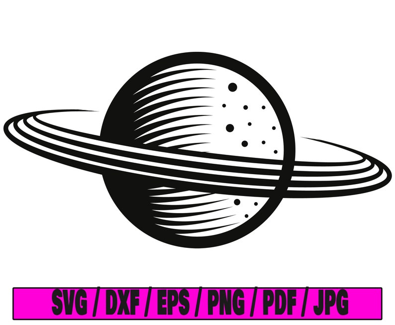 Planet Svg, Earth Svg, Space Svg, Planet Outline Svg, Saturn Svg - Etsy