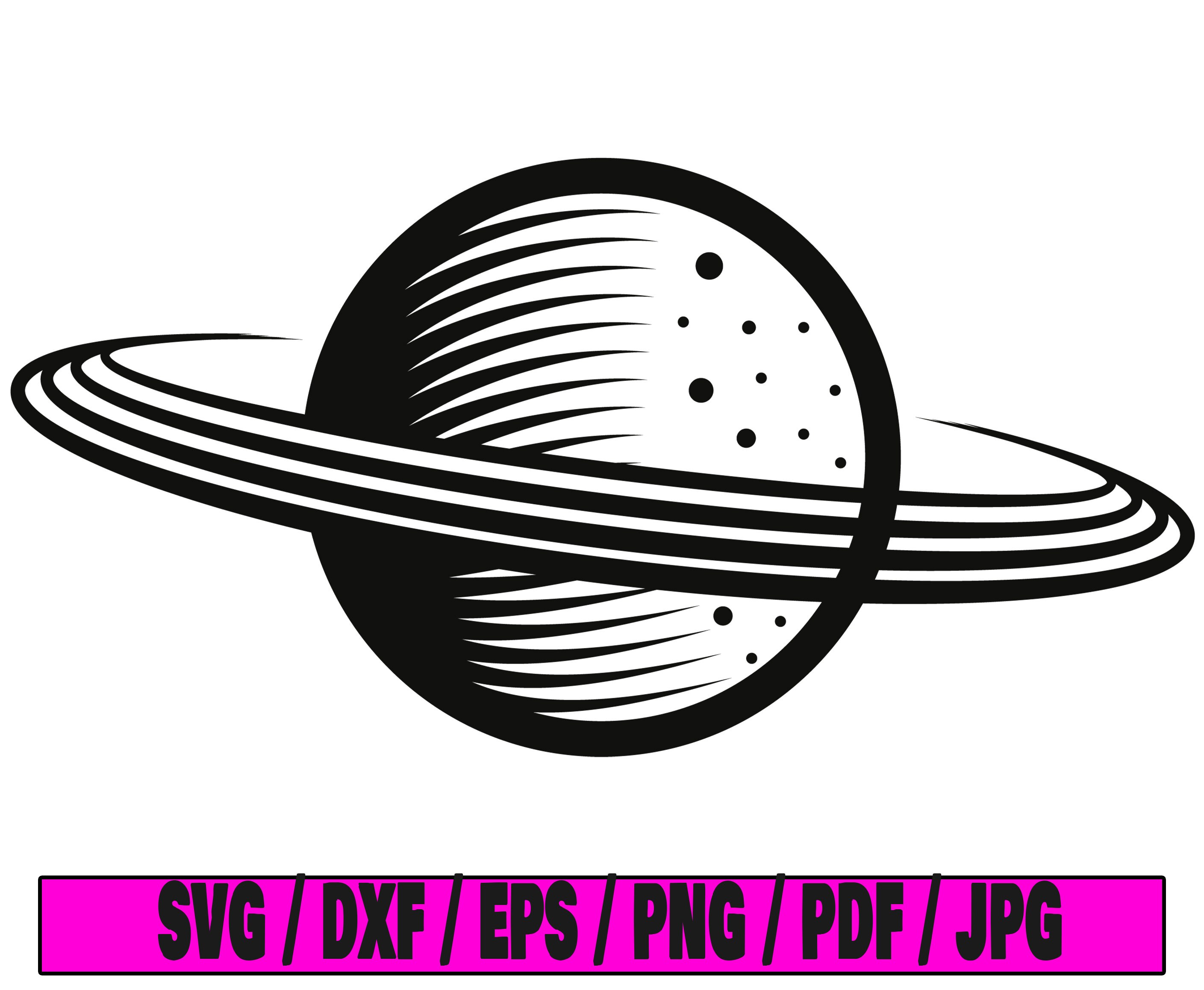 Planeta svg, tierra svg, espacio svg, contorno del planeta svg, saturno ...