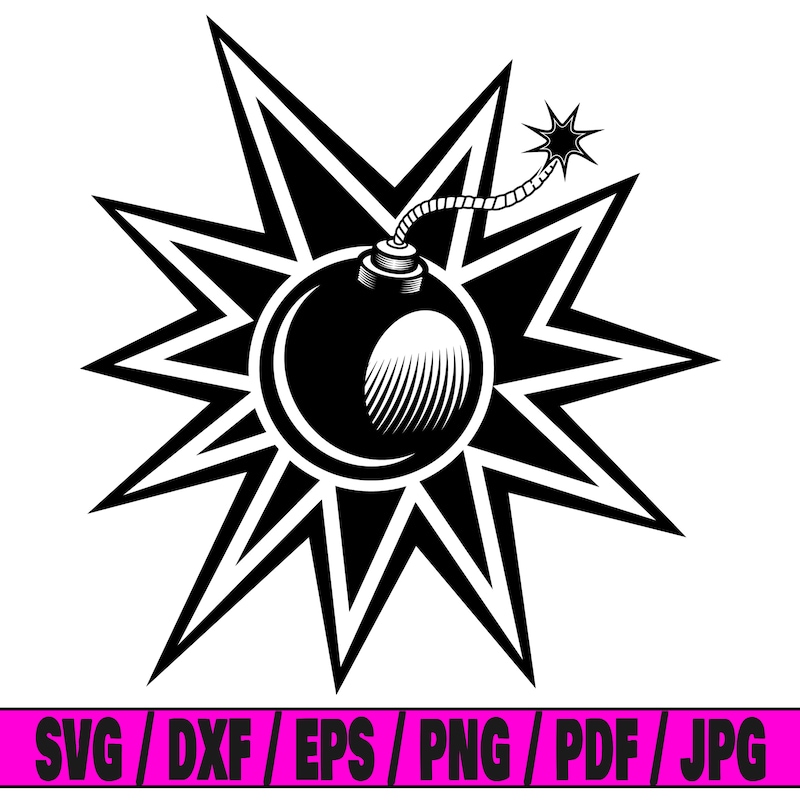 Bomb Svg - Etsy