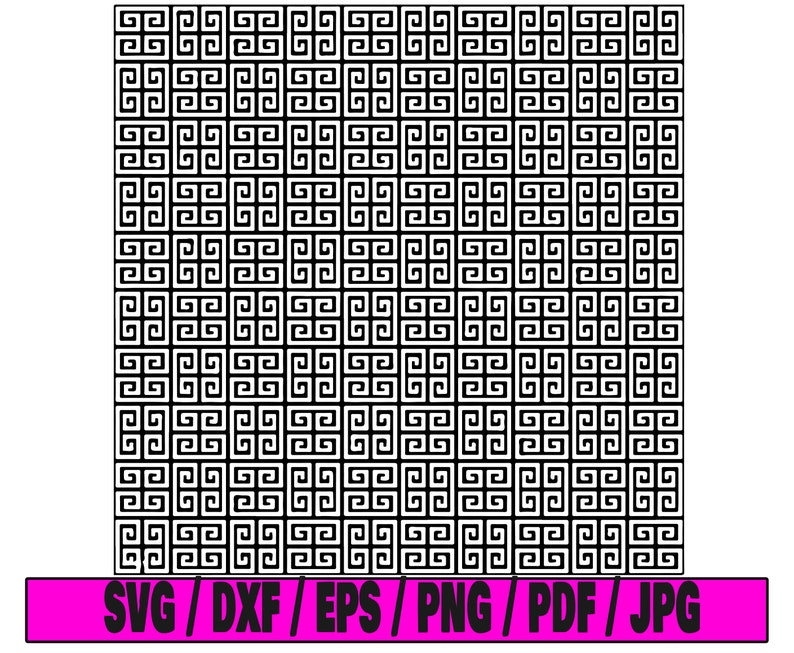 Greek Pattern Svg, Pattern Svg, Greek Silhouette Svg, Greek Outline Svg ...