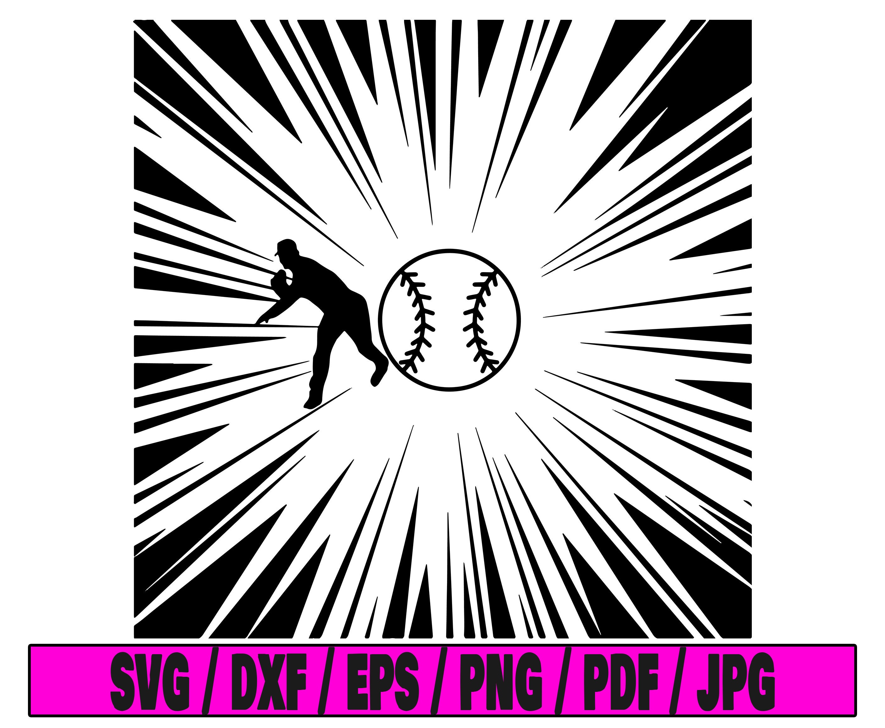 Baseball Pitcher Svg, Pitcher Svg, Baseball Player Svg, Zoom Lines Svg ...