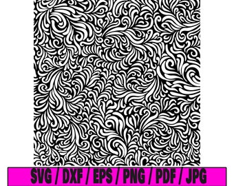 Seamless Floral Pattern SVG Ai - Etsy Canada