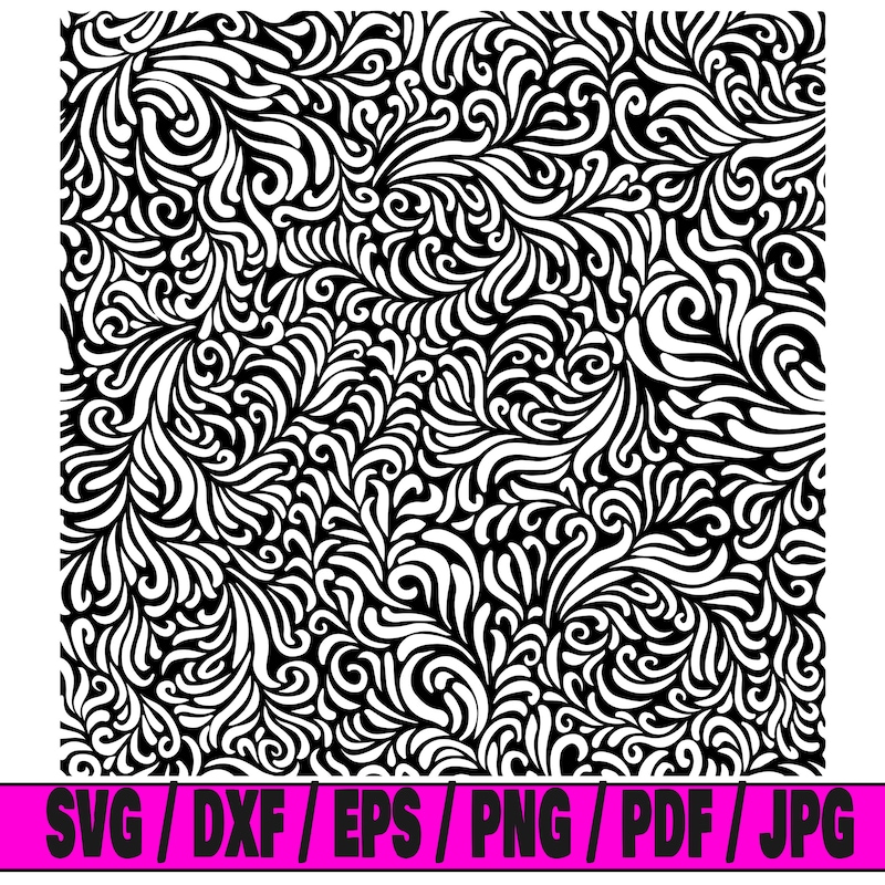 Floral Pattern Svg - Etsy