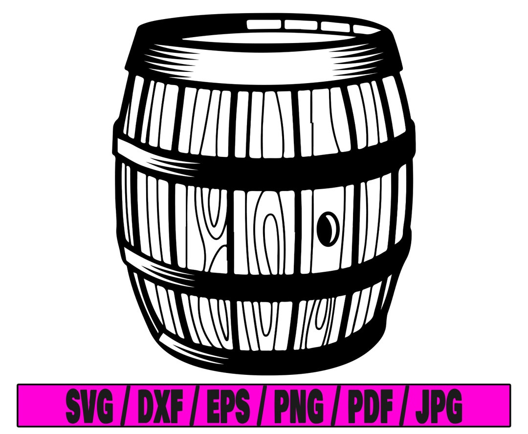 Fass svg, Bier Fass svg, Fass Silhouette svg, svg geschnitten Datei ...