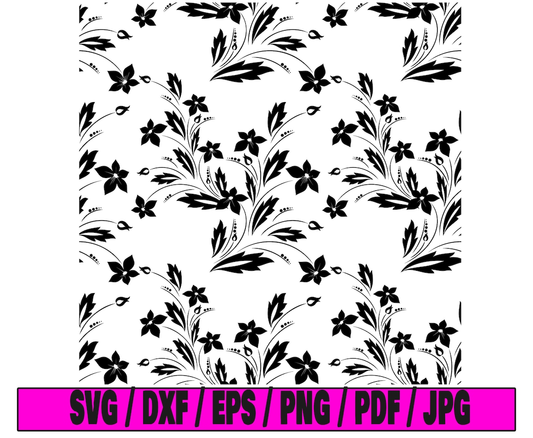 Floral Seamless Pattern Svg, Seamless Pattern Svg, Floral Pattern Svg ...