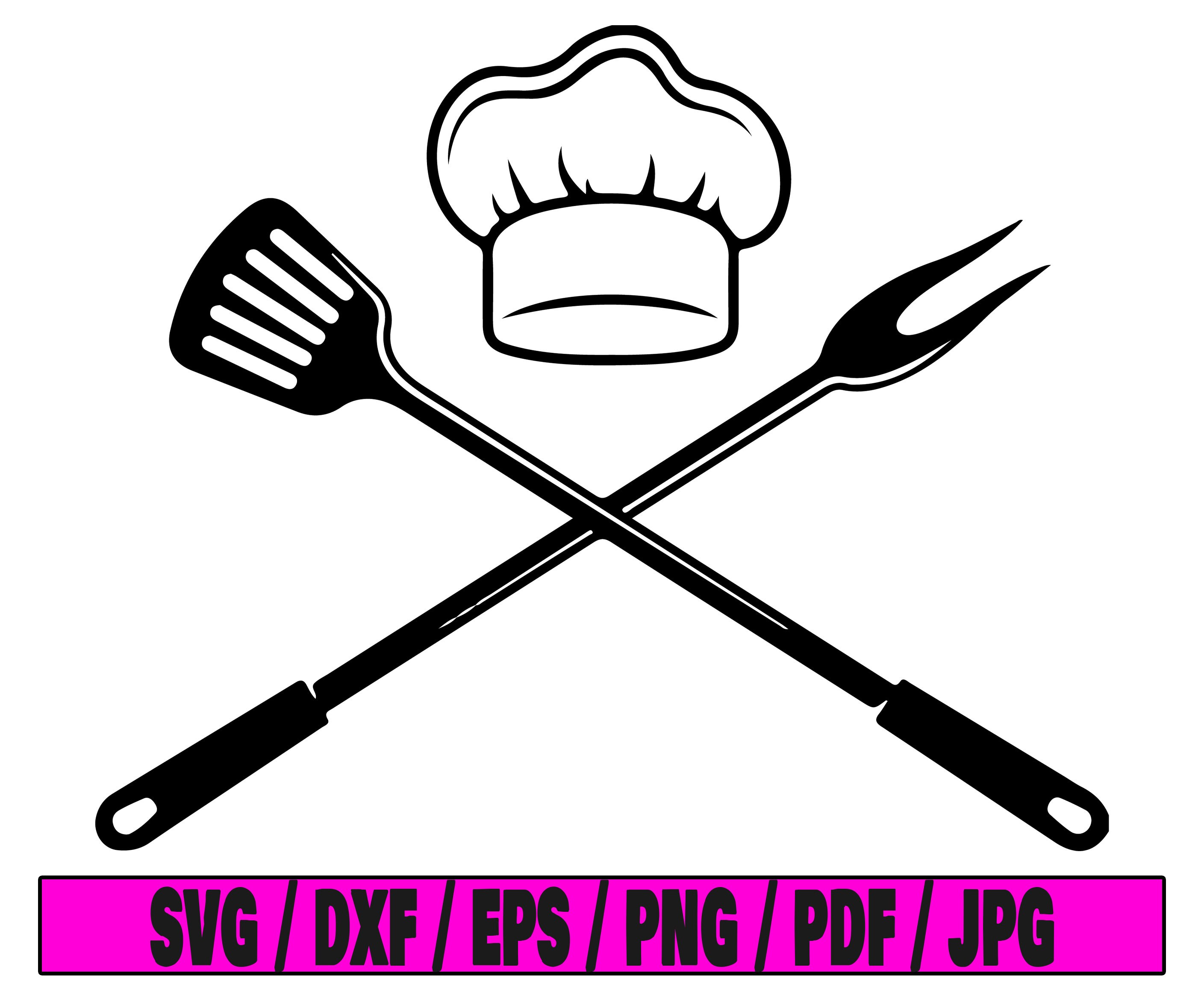 Chef Svg, Cook Svg, Cooking Svg, Kitchen Svg, Silhouette Svg, Cricut ...