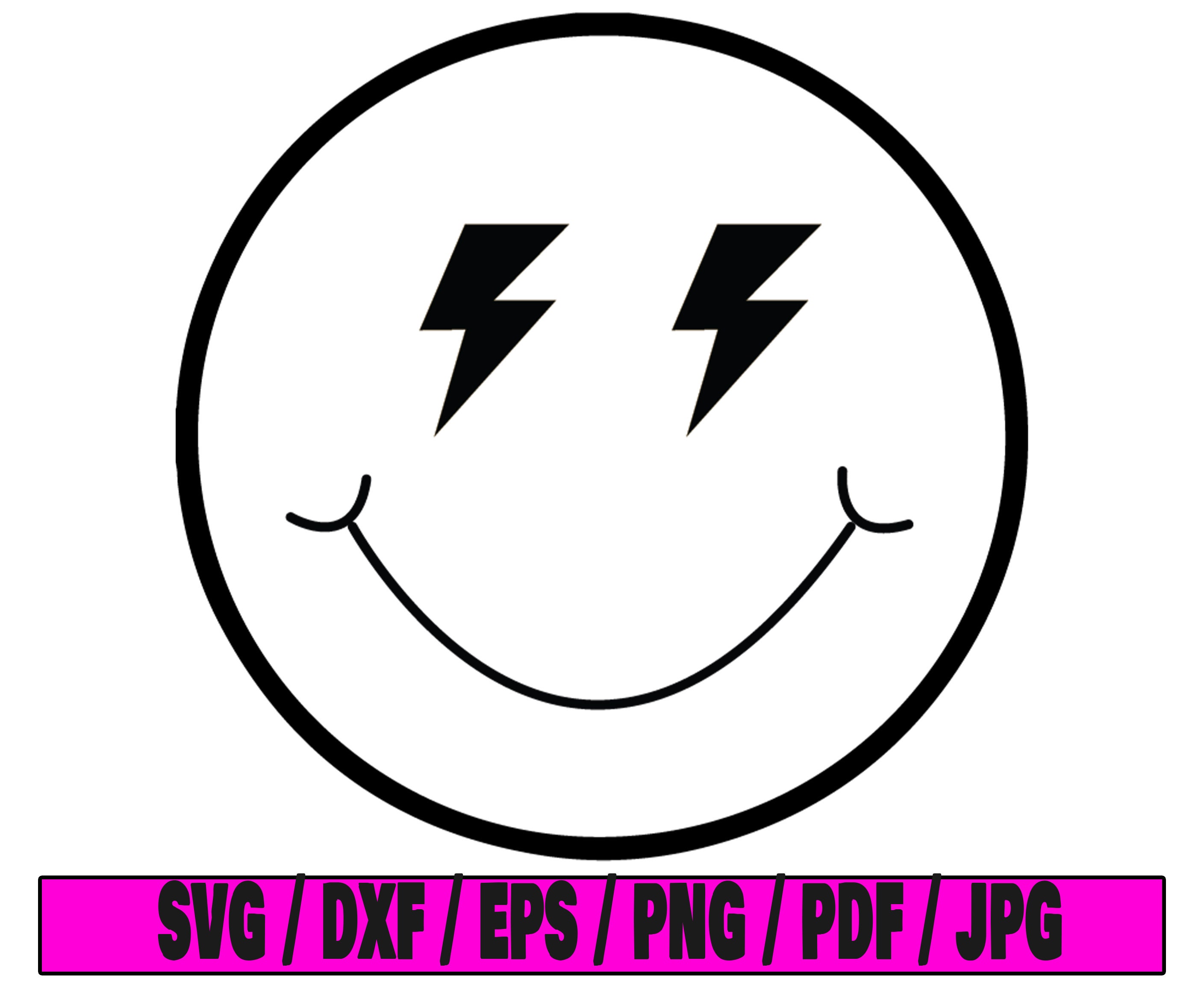 Retro Smiley Svg, Emoji Svg, Retro Svg, Vintage Svg, Smiley Svg - Etsy