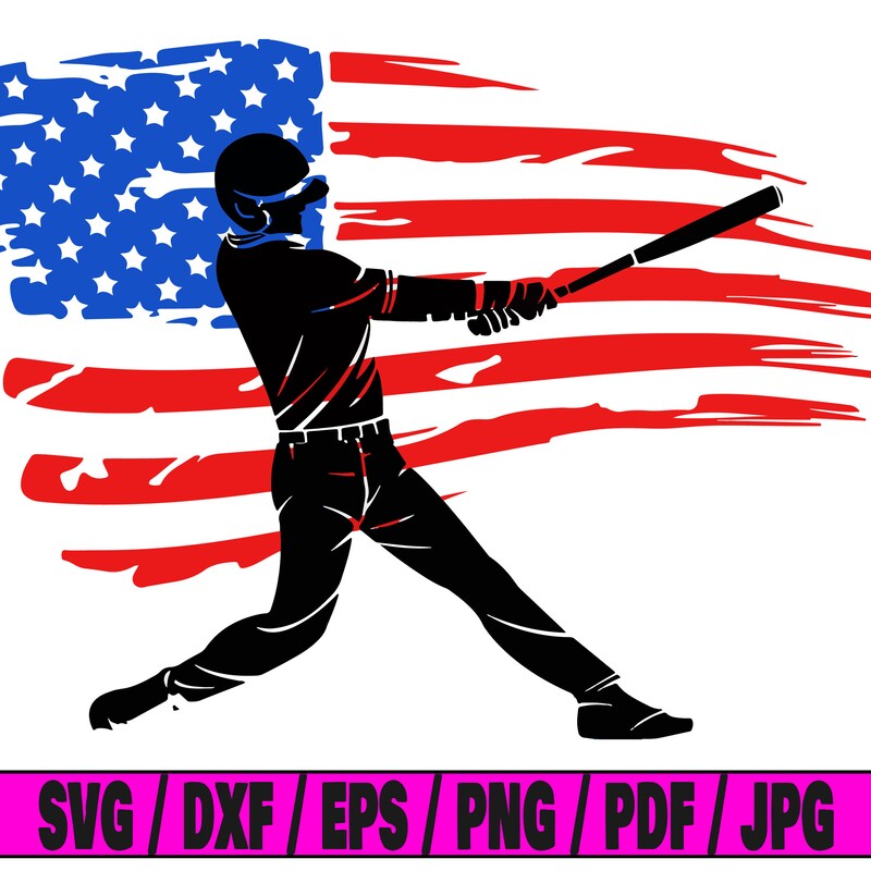 Baseball Flag Svg - Etsy