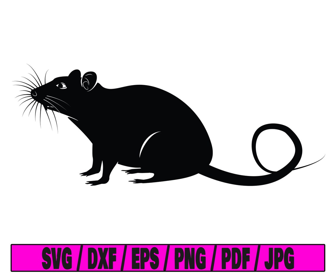 Ratto in formato svg, topo in formato svg, topo sagoma in formato svg ...