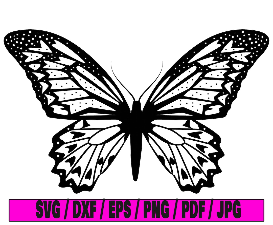Svg papillon, svg silhouette papillon, svg mouche, svg insecte, svg ...
