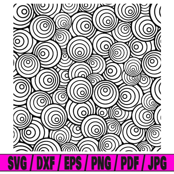 Circle Patterns Svg - Etsy