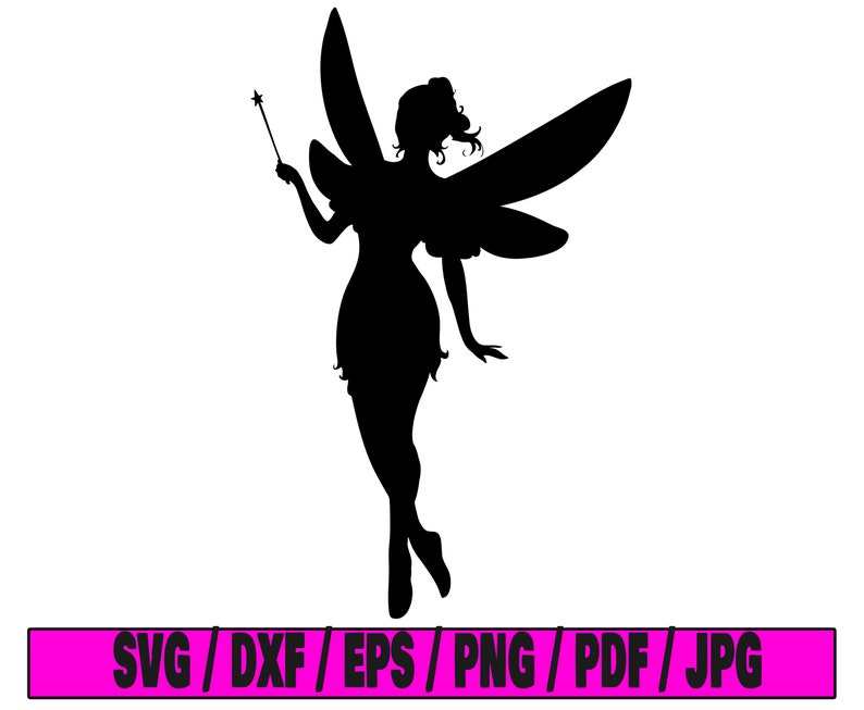 Fairy Svg Fairy Silhouette Svg Tale Svg Dream Svg Fairy - Etsy