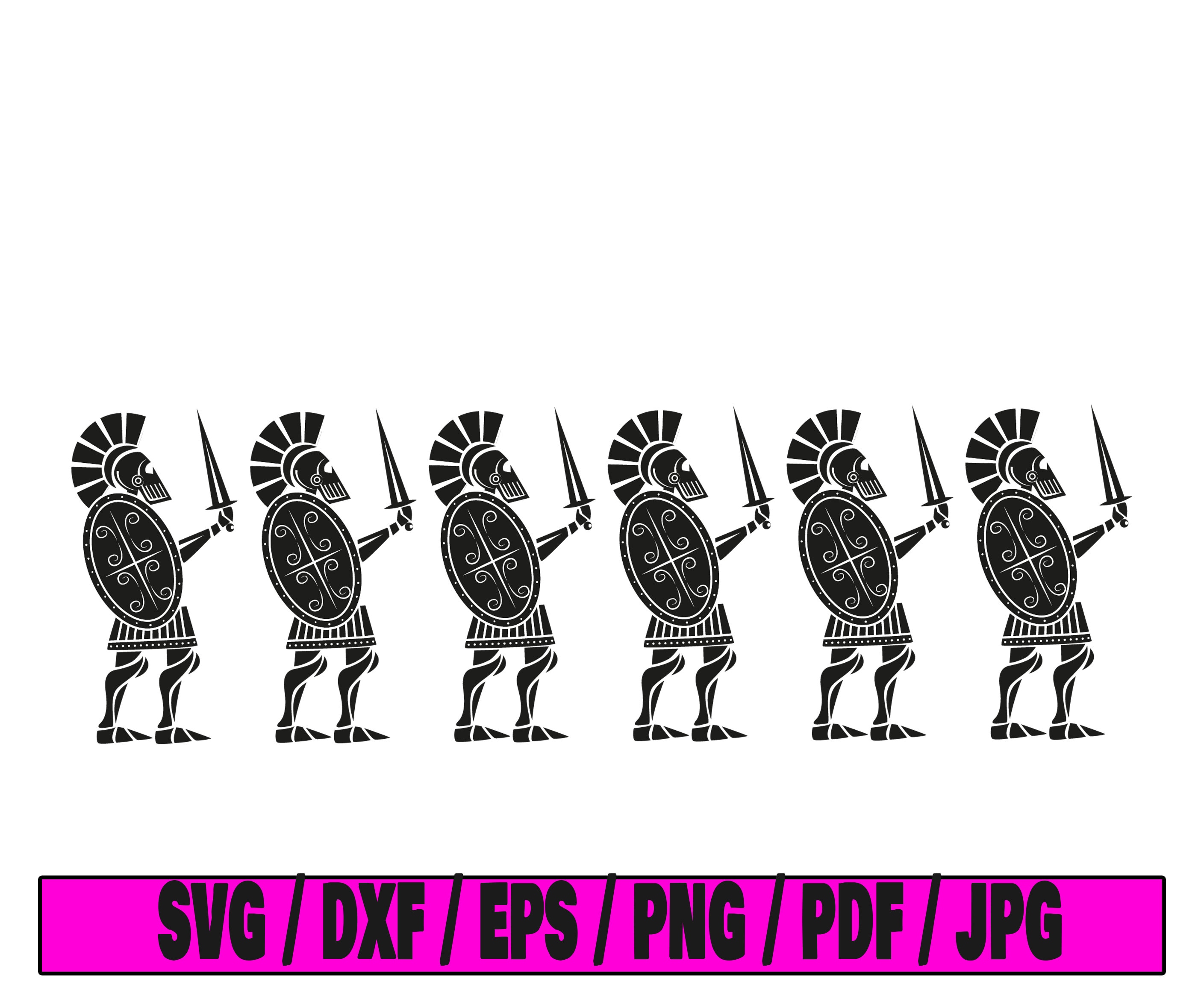 Roman Soldiers Svg, Roman Svg, Ancient Soldiers Svg, Roman Silhouette ...