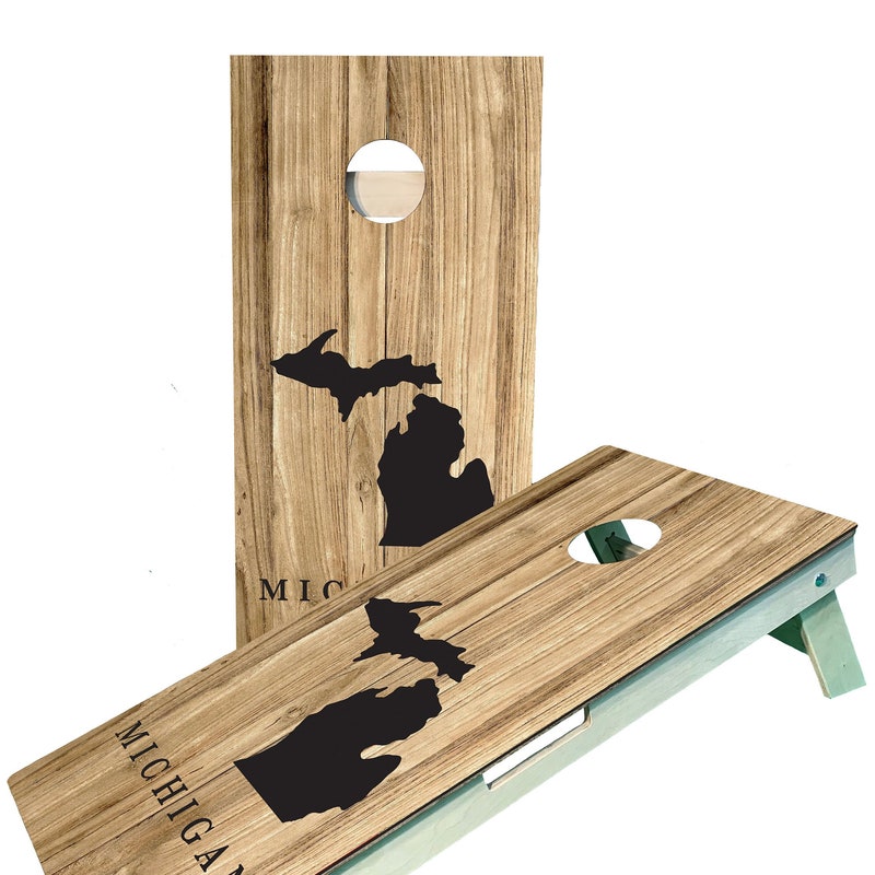 Michigan State Cornhole - Etsy