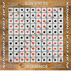 Sequence Board Game - Unlimited Design Options - Etsy