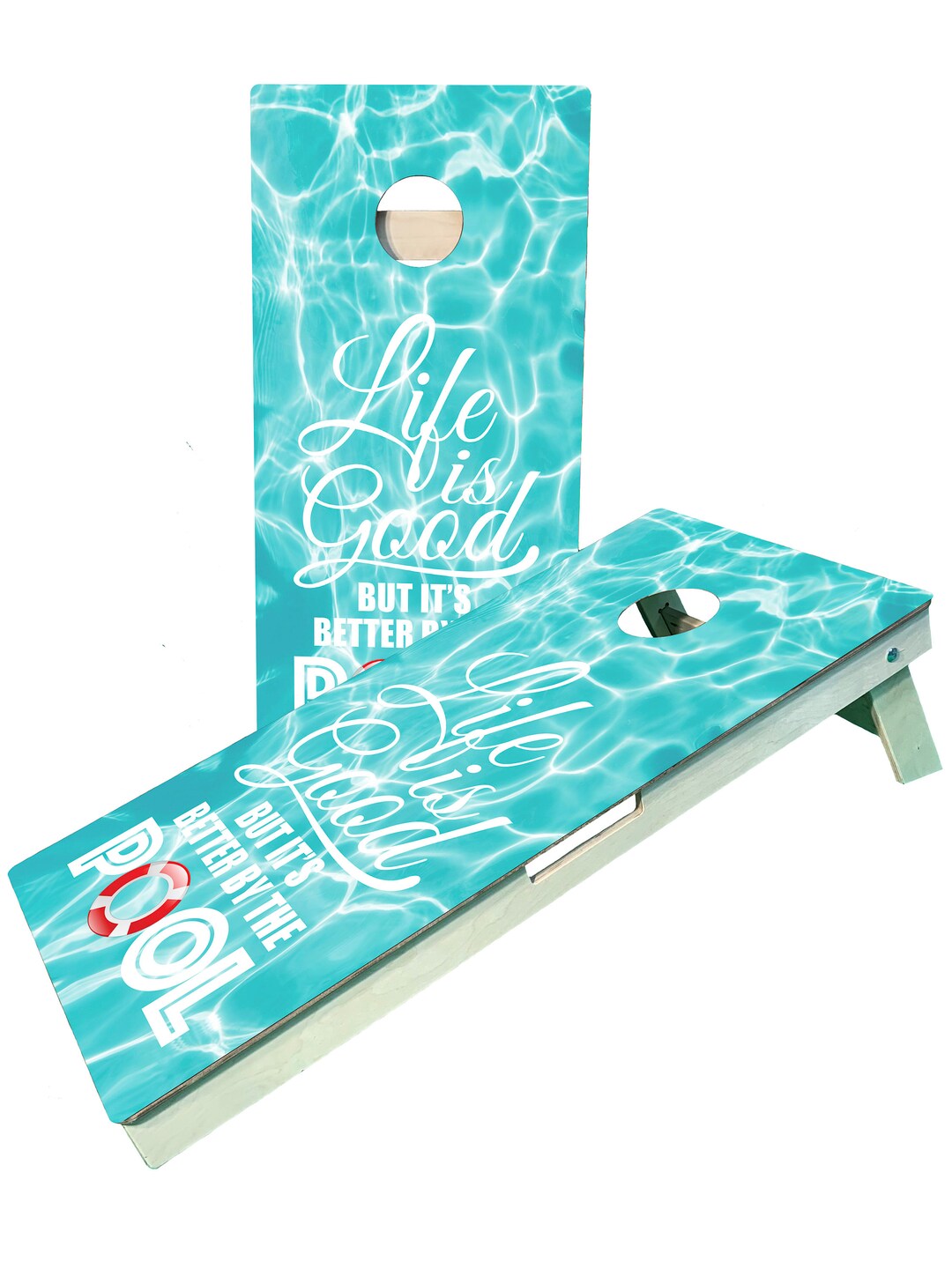 Pool/summer Cornhole Boards - Etsy