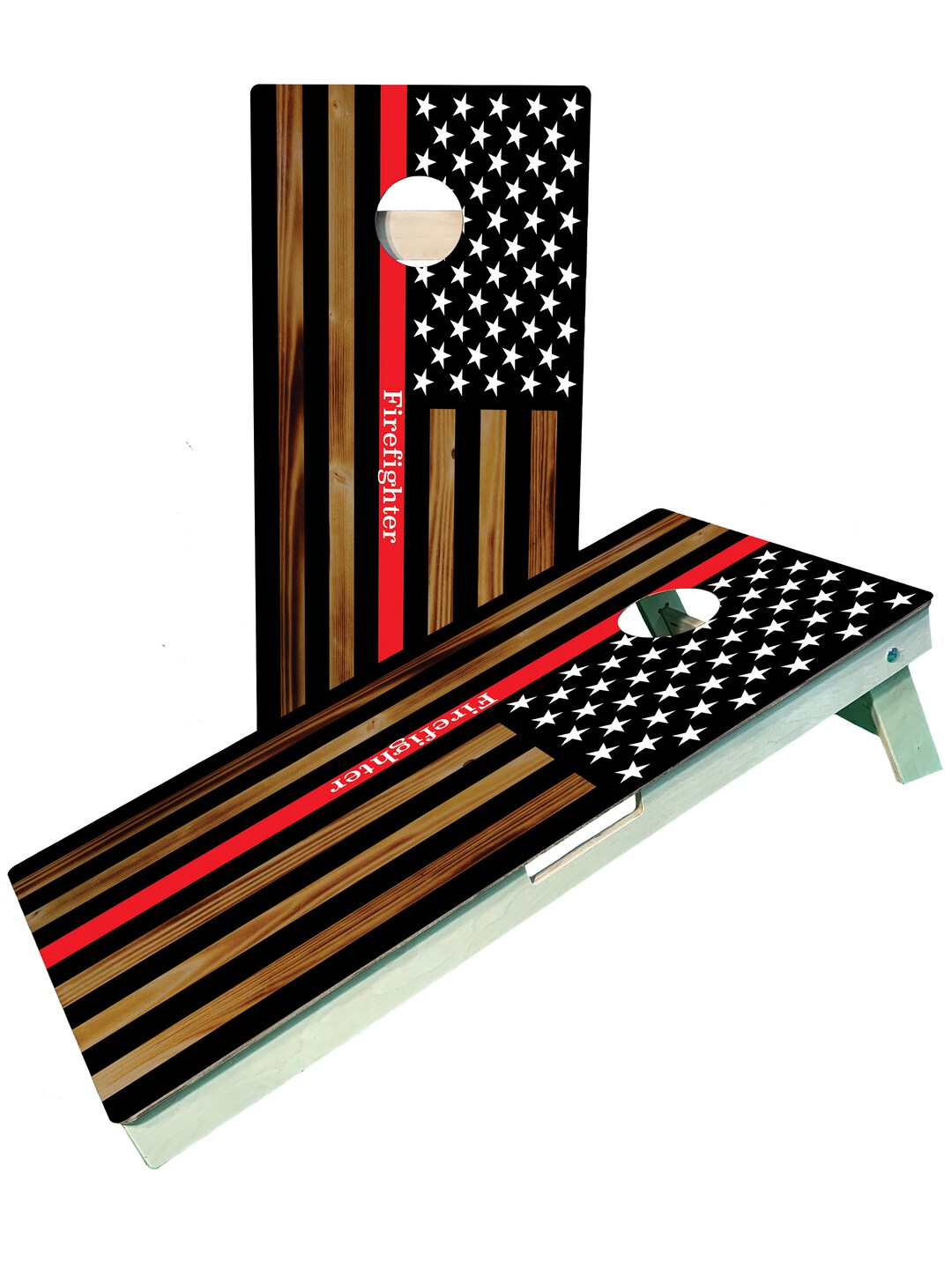 Firefighter Cornhole Boards - Etsy