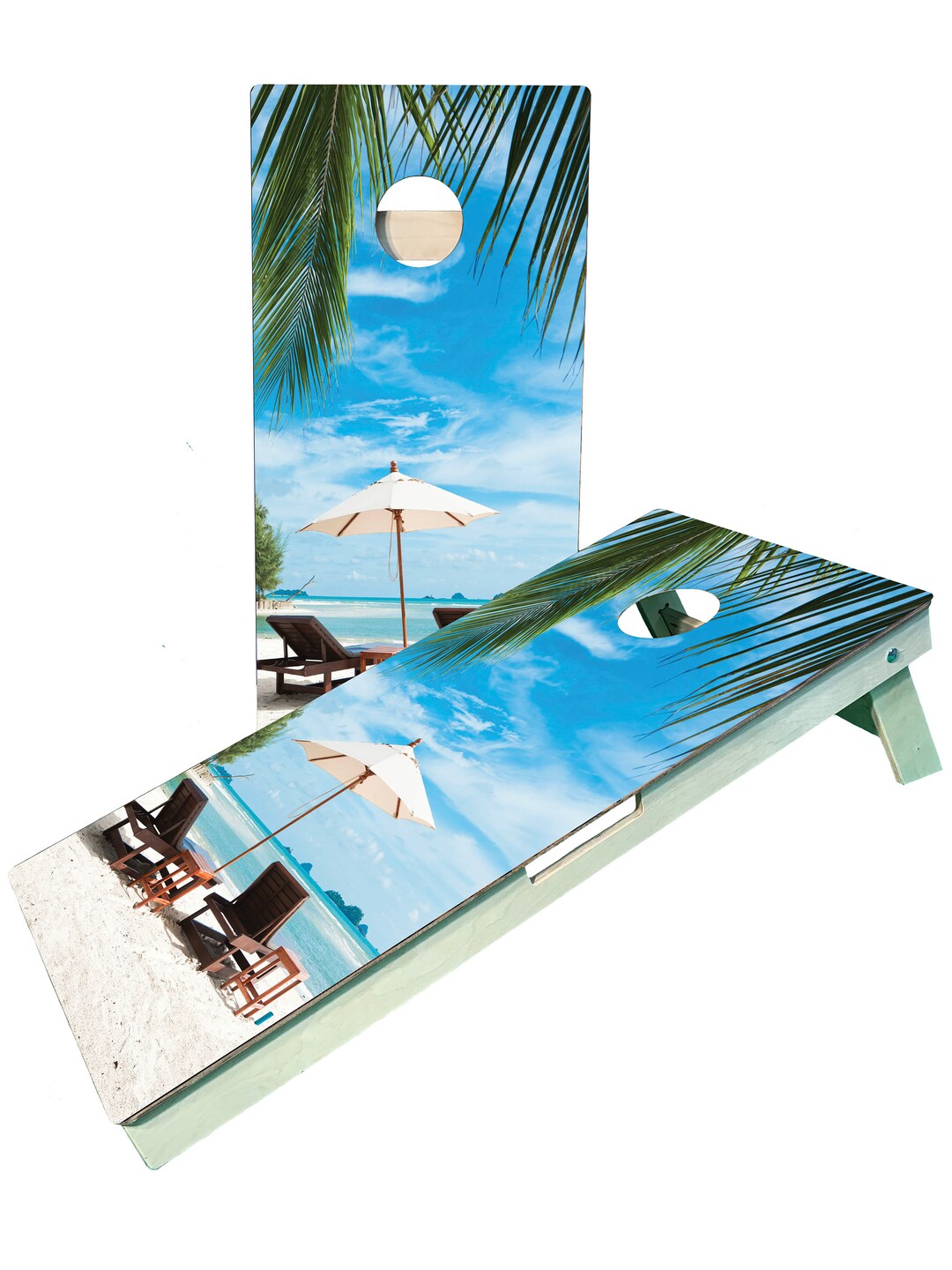 Beach Cornhole Boards - Etsy