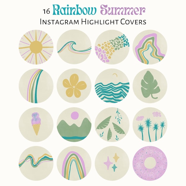 Rainbow Highlight - Etsy