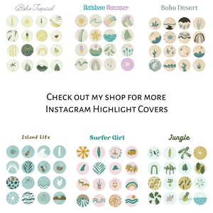 Instagram Highlight Covers, Rainbow Summer Icons, Ig Story Covers - Etsy
