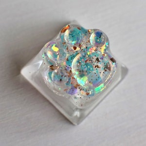 Keycap Paw Cute Key Caps Artisan Keycaps Glitter Keyboard Caps Cat ...