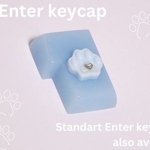 Spacebar, ISO Enter Keycap, Cat Paw Keycaps, Keycap Set, Resin Keycap ...