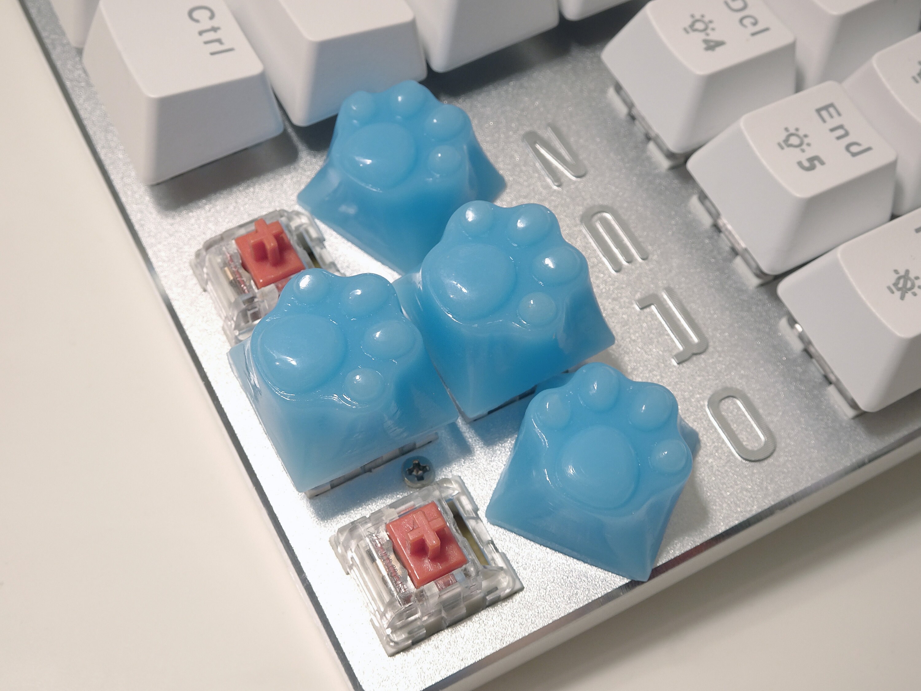 Cat Paw Keycap | Pastel Keycaps | Artisan | OEM CHERRY MX + - Etsy