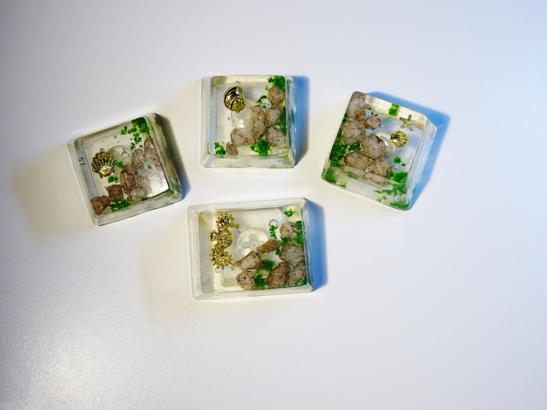 Keycap Set | Sea Bottom Keycap | Artisan Keycap for Mechanical Keyboard ...