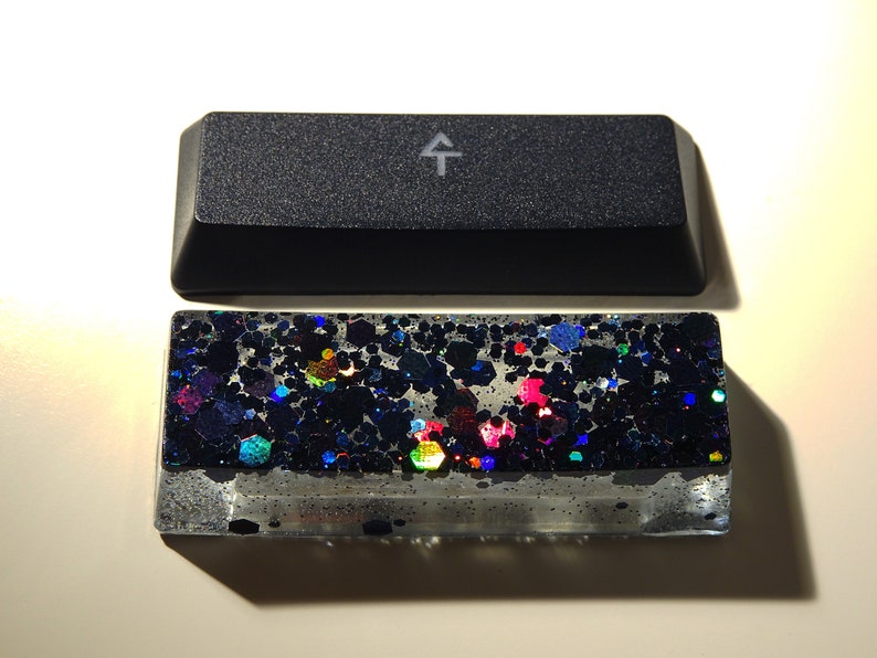 Goth Keycap Black Rainbow Artisan Dark Key Caps OEM - Etsy