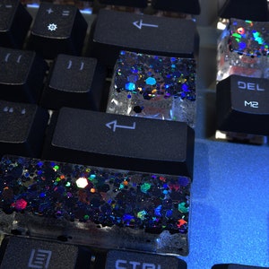 Goth Keycap | Black Rainbow | Artisan Dark Key Caps | OEM Cherry MX ...