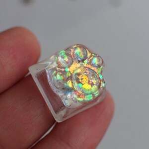 Keycap Paw Cute Key Caps Artisan Keycaps Glitter Keyboard Caps Cat ...