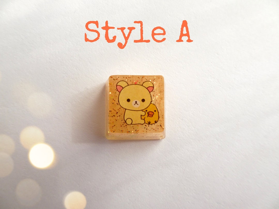 Anime Keycaps | Bear Keycap Set | Artisan Keycap for Mechanical ...