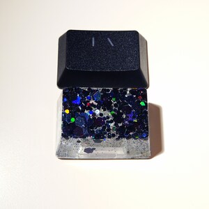 Goth Keycap | Black Rainbow | Artisan Dark Key Caps | OEM Cherry MX ...