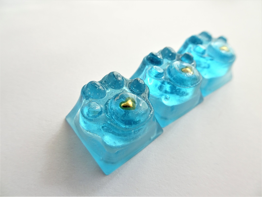 Artisan Keycap | Water Paw Custom Keycaps | OEM CHERRY MX - Etsy