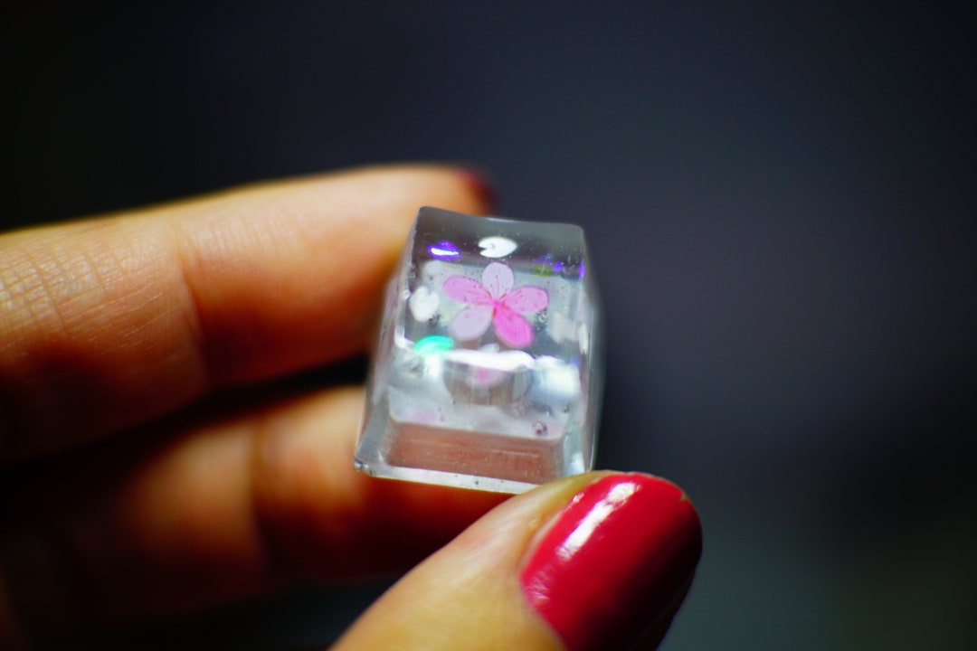Sakura Keycaps Artisan Japanese Key Caps Cherry MX - Etsy