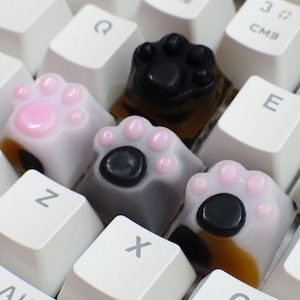 Custom Keycaps | Personalized Paw Keycap for Mechanical Keyboard | Cat ...