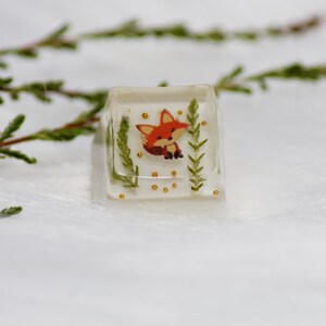 Fox Keycaps, Cute Key Caps, Artisan Keycap, OEM for Cherry MX, Gateron ...