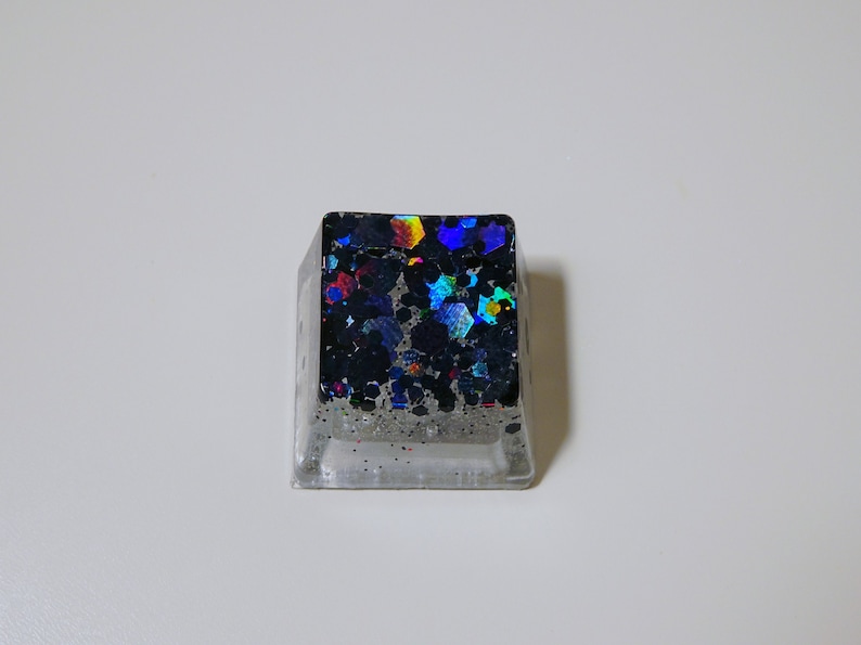 Goth Keycap Black Rainbow Artisan Dark Key Caps OEM - Etsy