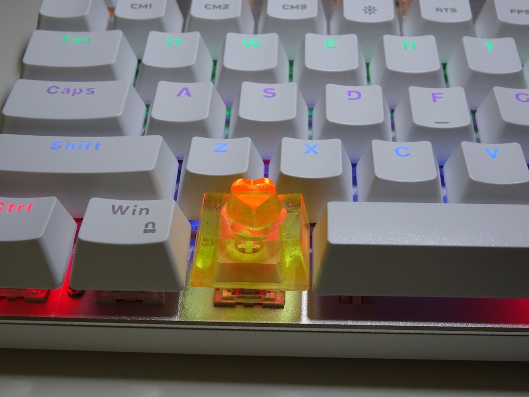 Cute Keycap | Lemon Jelly Heart | ALT Keycap | OEM | Gift for Gamer - Etsy