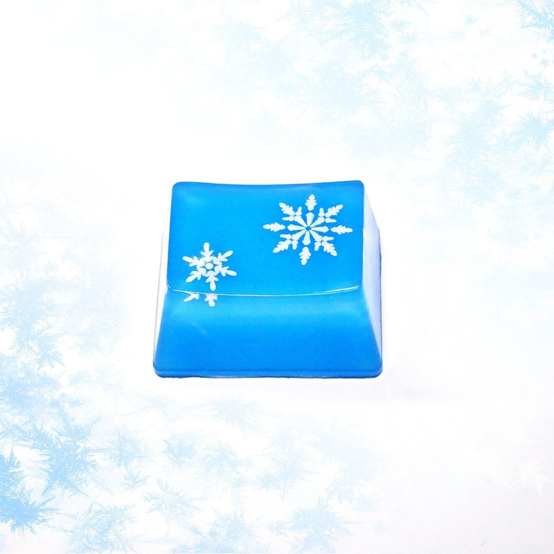 1.25U Resin Keycaps Keyboard Caps Snowflake Key Caps for Bottom Row ...