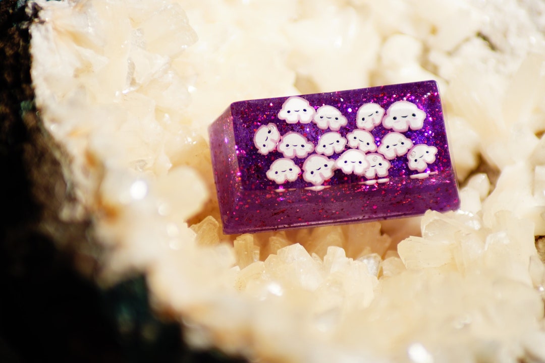 Backspace | Enter Keycap | Cute Cloud Keycaps | Artisan Key Cap for ...