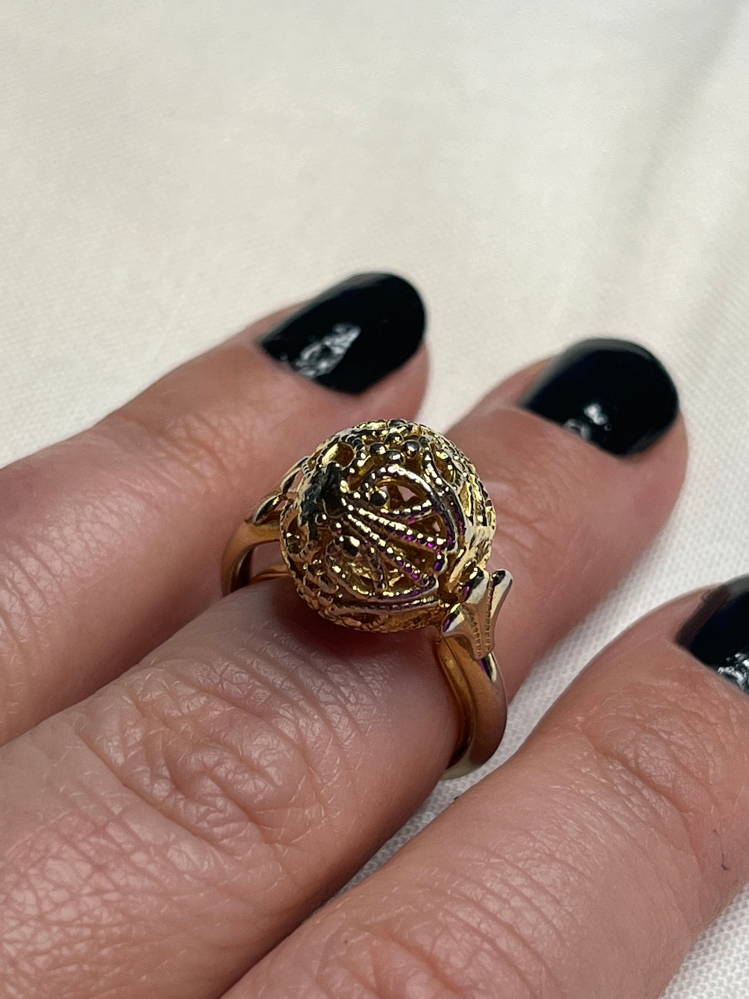 Adjustable Vintage Avon Ring - Etsy