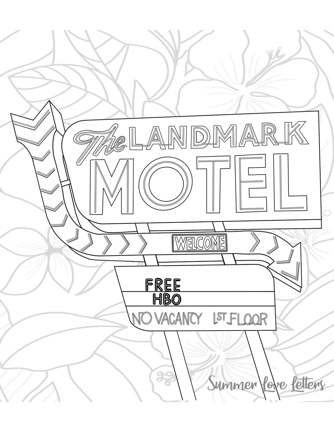Landmark Motel INSTANT DOWNLOAD - Etsy