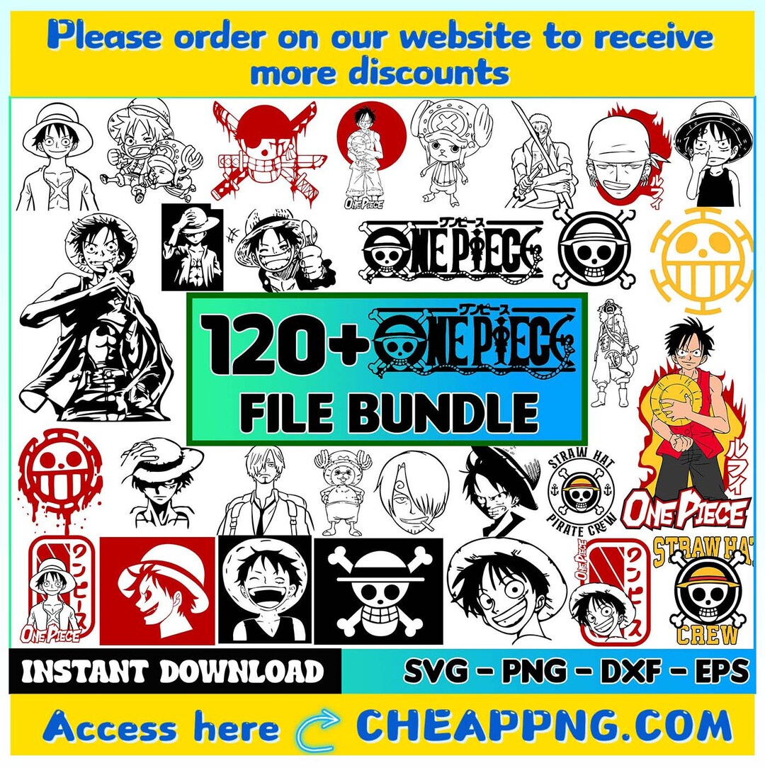 One Piece PNG, One Piece Bundle Png, Designs One-pie Ce Anime T-shirt ...