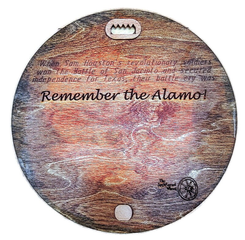 Alamo Laser Engraved Plaque / Texas History Desk Decor - Etsy