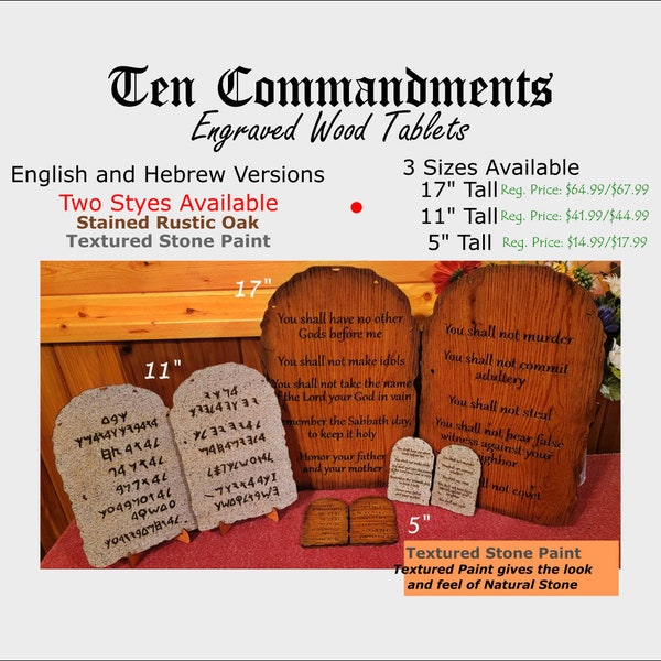 Ten Commandments - Etsy